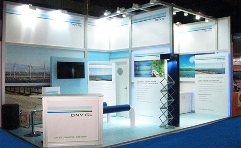 Creative 2 side Open Exhibition Stall Design Services | Insta Group