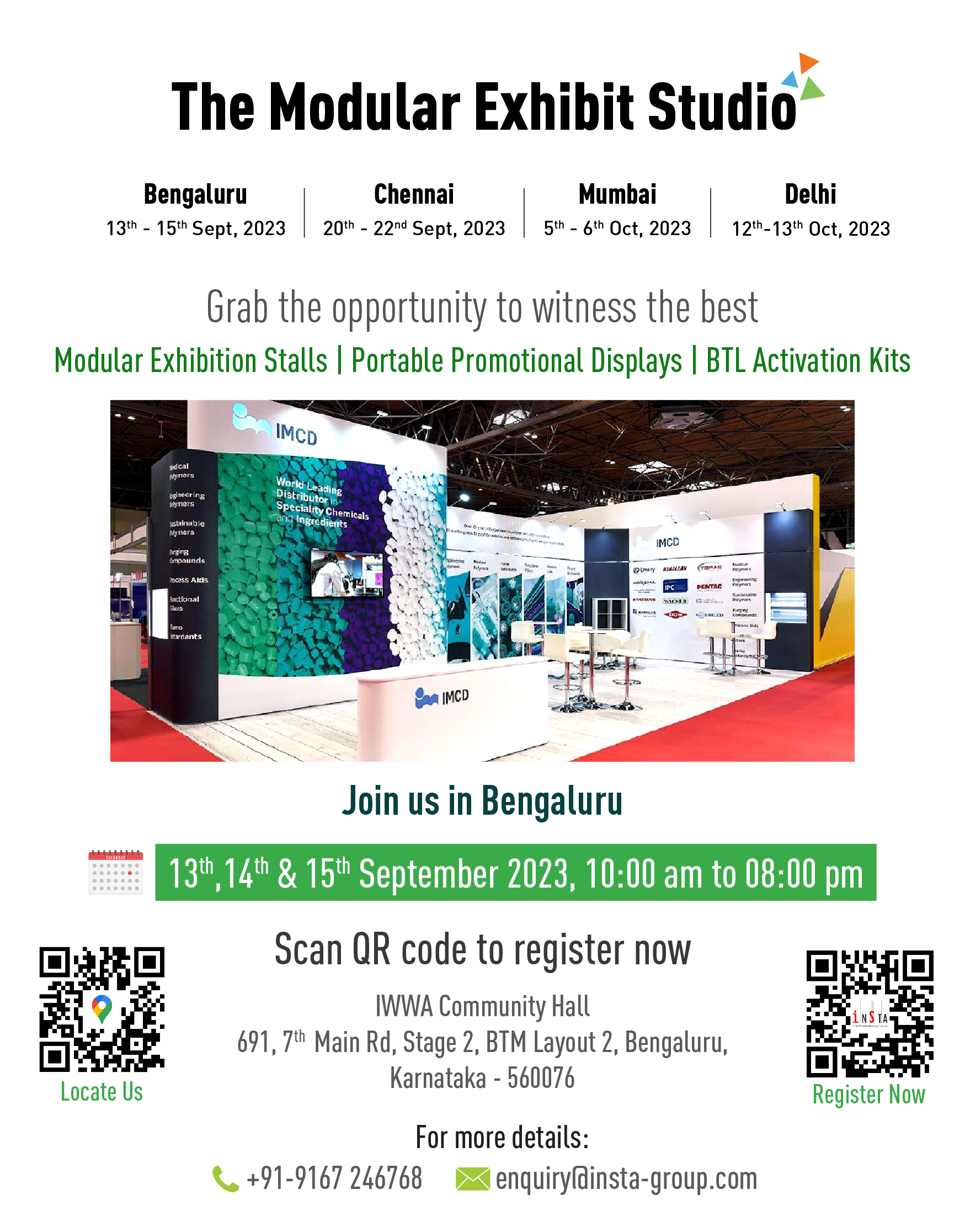 The Modular Exhibit Studio 2023 - Creative Exhibition Stall Designs