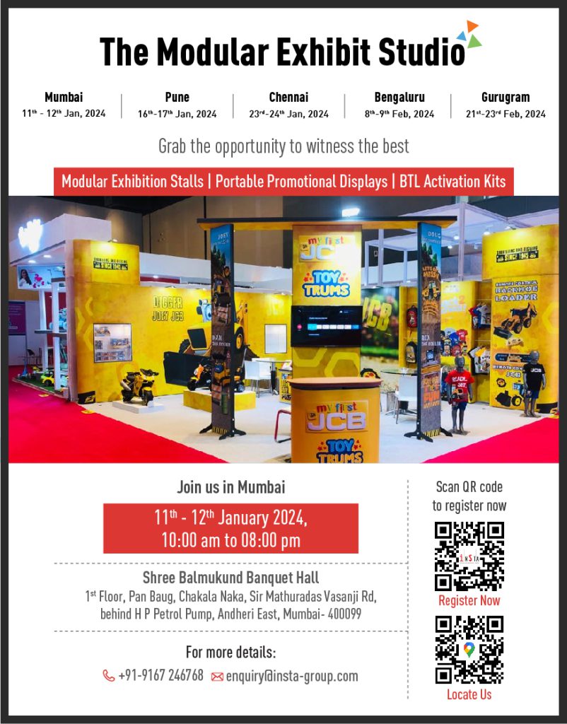 The Modular Exhibit Studio - Creative Exhibition Stall Designs