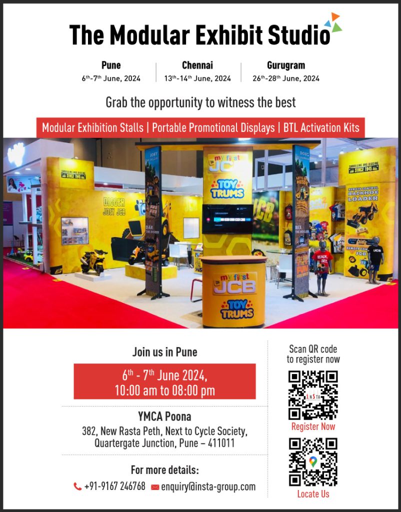 The Modular Exhibit Studio - Creative Exhibition Stall Designs